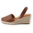 Caramel espadrille wedges