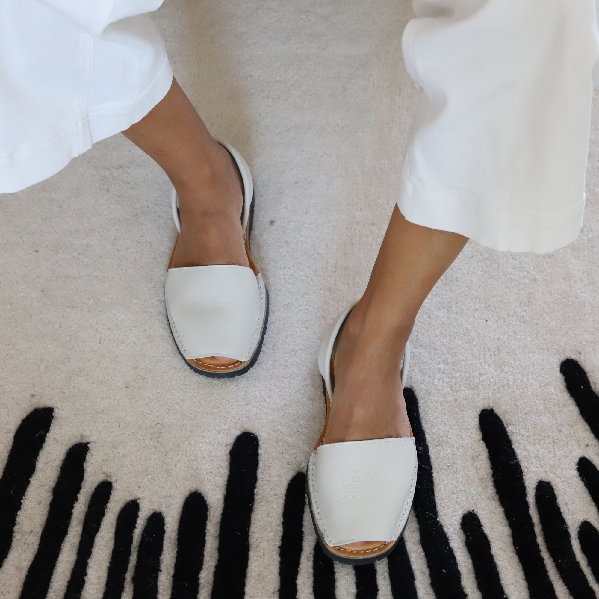 Classic White sandals